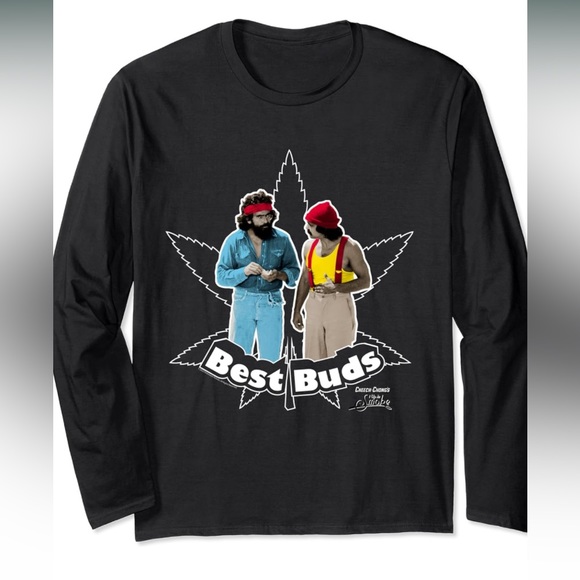 Tops | Cheech And Chongs Up In Smoke Best Buds Long Sleeve Tshirt ...